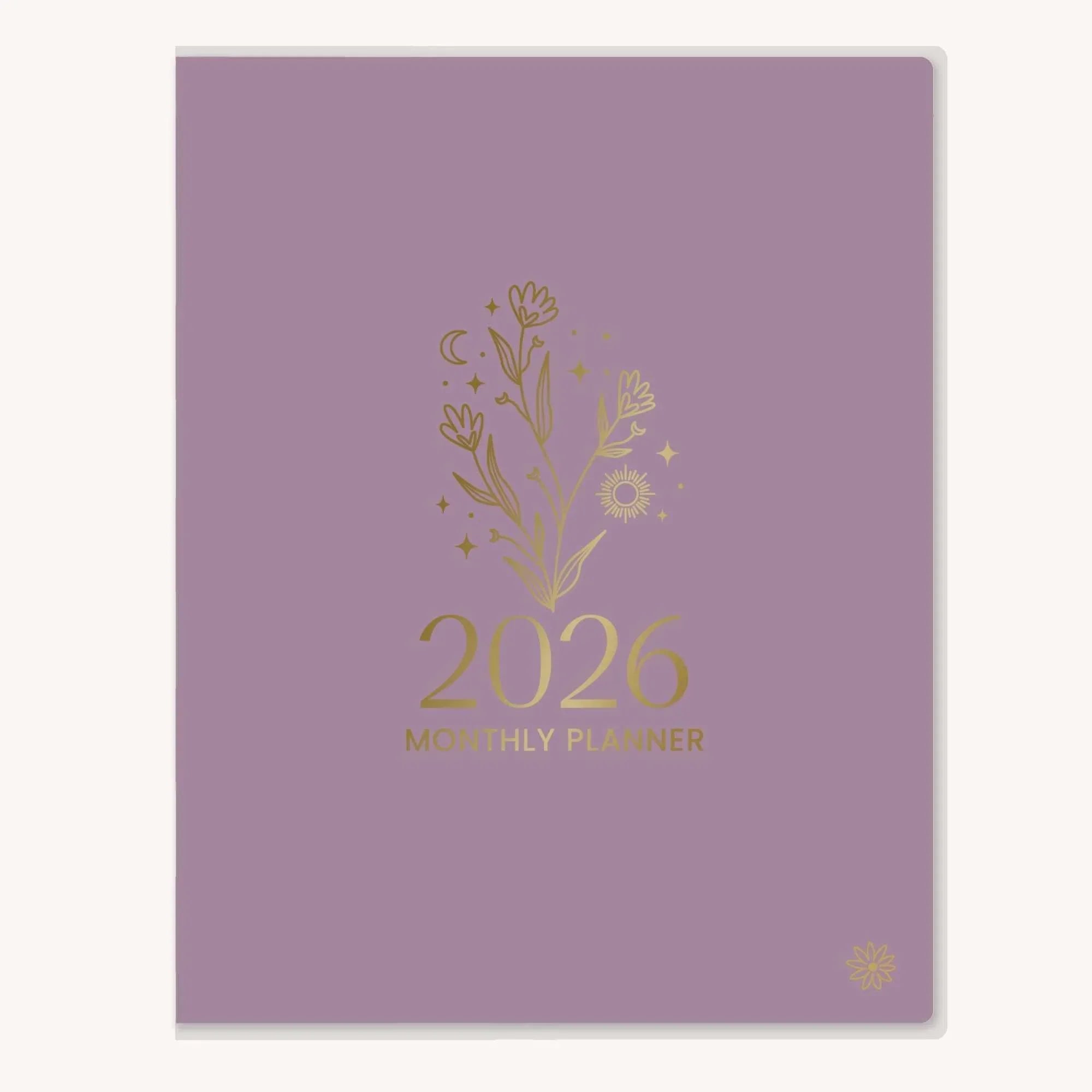2026 Monthly Planner 9x12 – Purple Floral | bloom daily planners