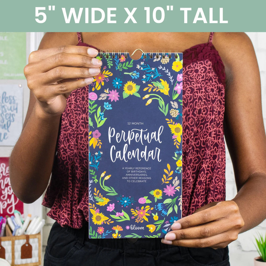 bloom's Perpetual Calendar, 5" x 10", Seasonal Florals – bloom daily ...