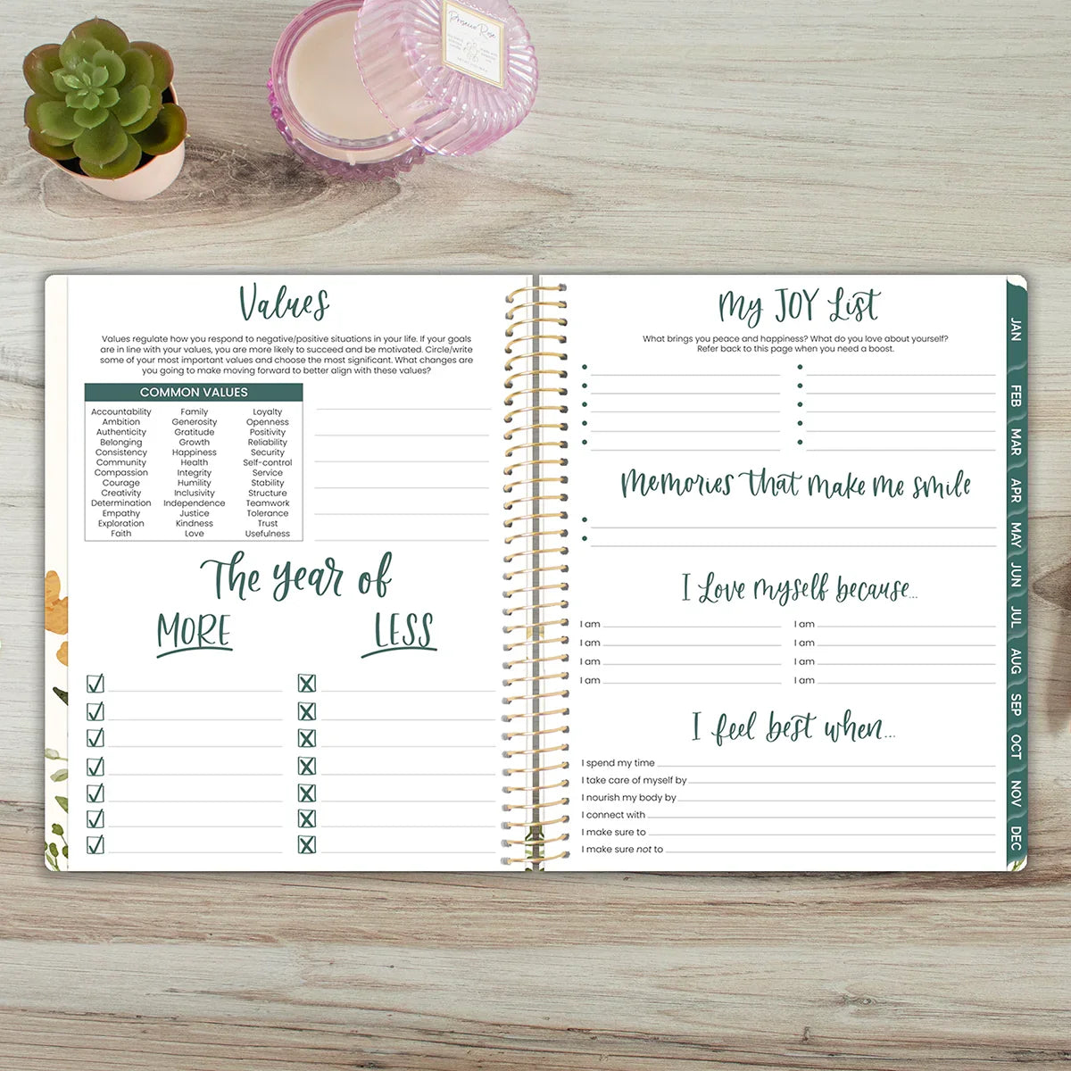 Bloom 2026 Soft-Cover Planner 8.5 x 11 – Monthly & Weekly Organizer ...