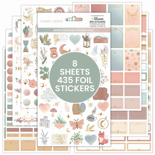 Planner & Vinyl Stickers to Elevate Your bloom Planner – bloom daily ...