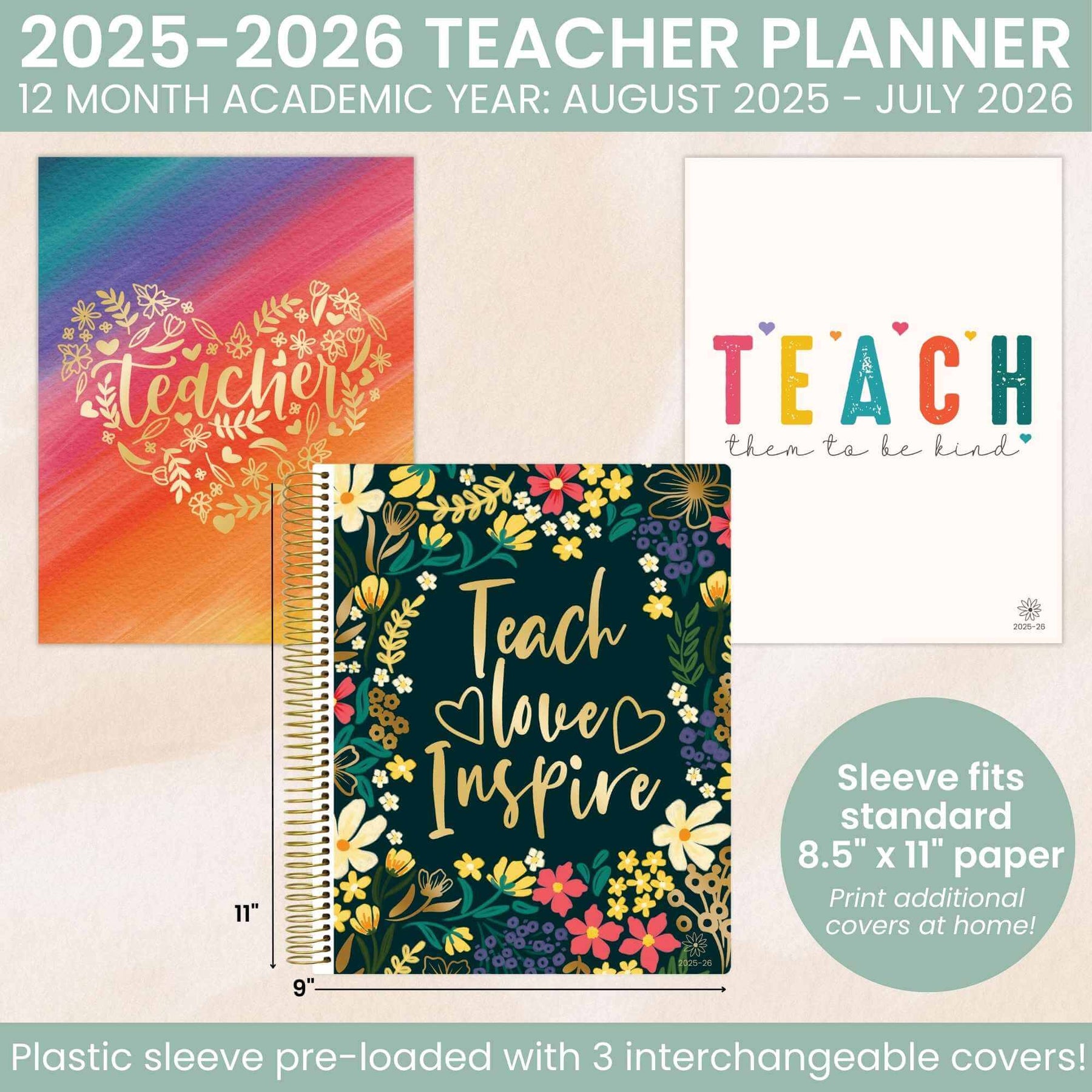 2025-26 Dated Teacher Planner – for Classroom & Homeschool – bloom ...
