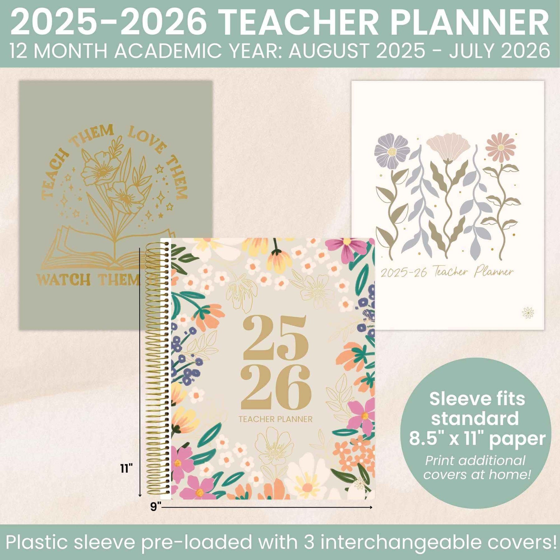 2025-26 Dated Teacher Planner – for Classroom & Homeschool – bloom ...