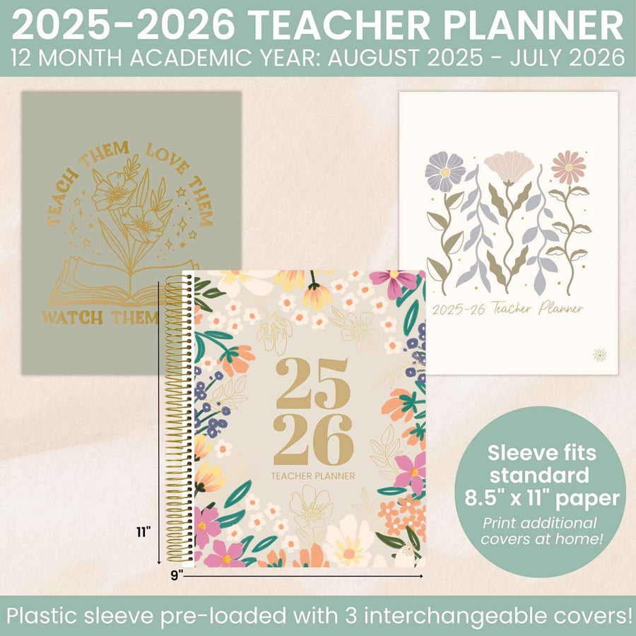 2025-26 Dated Teacher Planner – for Classroom & Homeschool – bloom ...