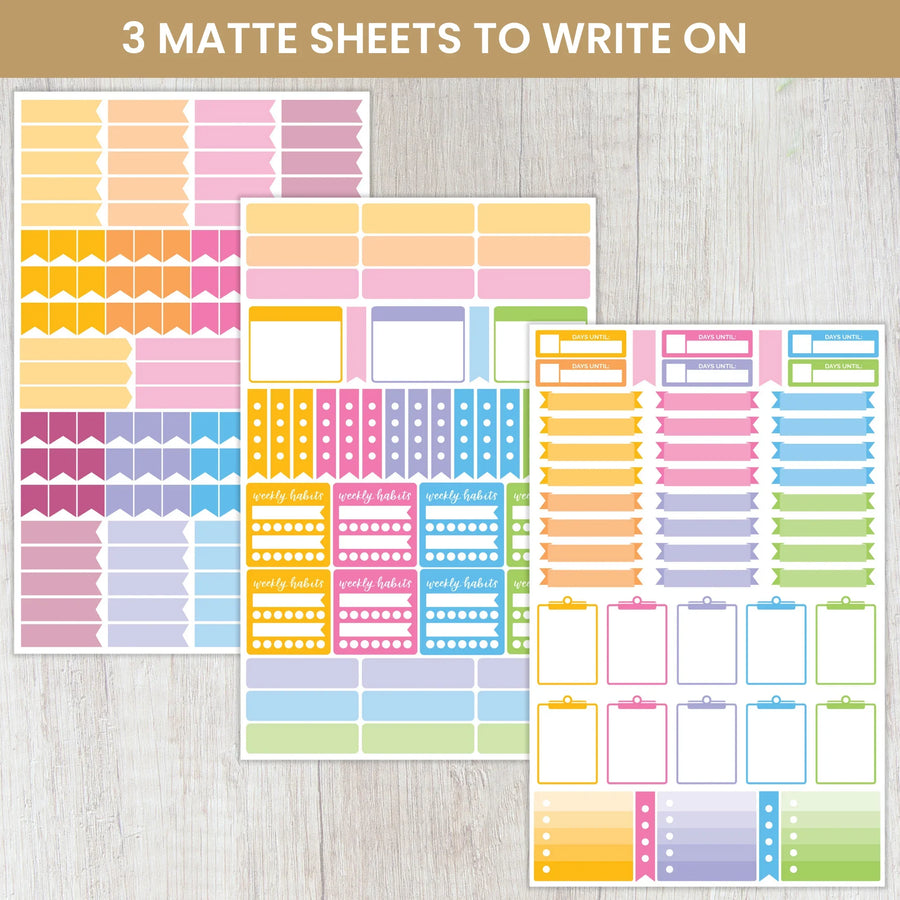 Color Coding Planner Sticker Sheets - bloom daily planners®