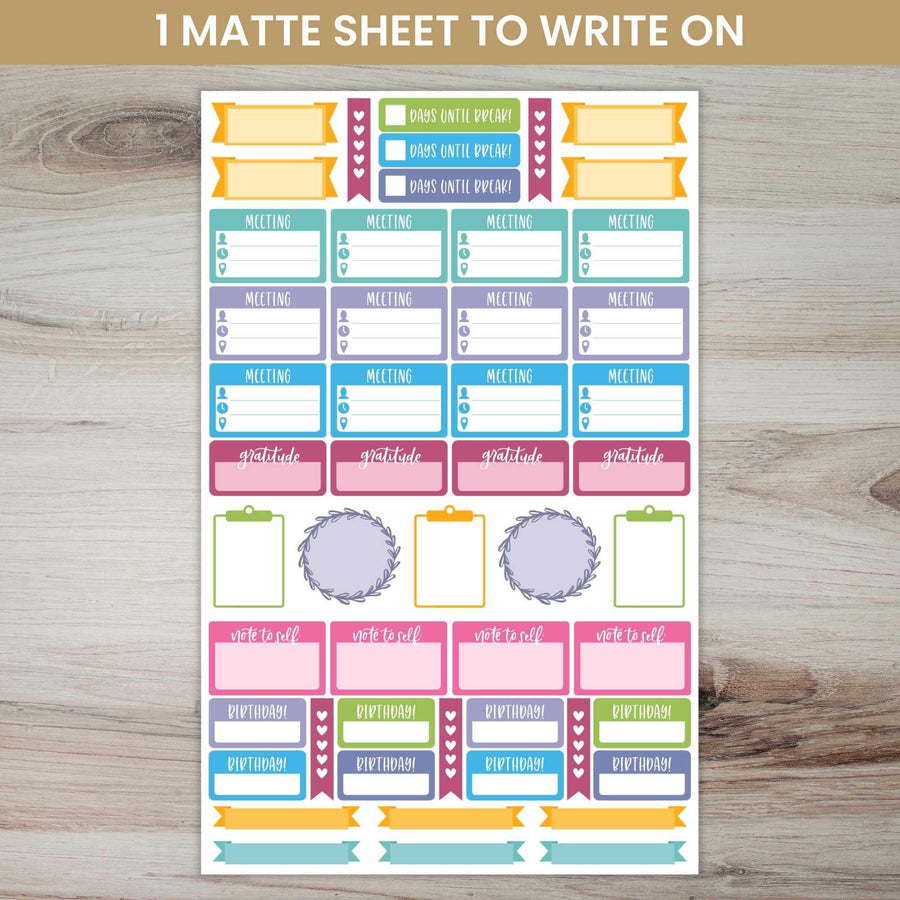 Teacher Planner Stickers - bloom daily planners®