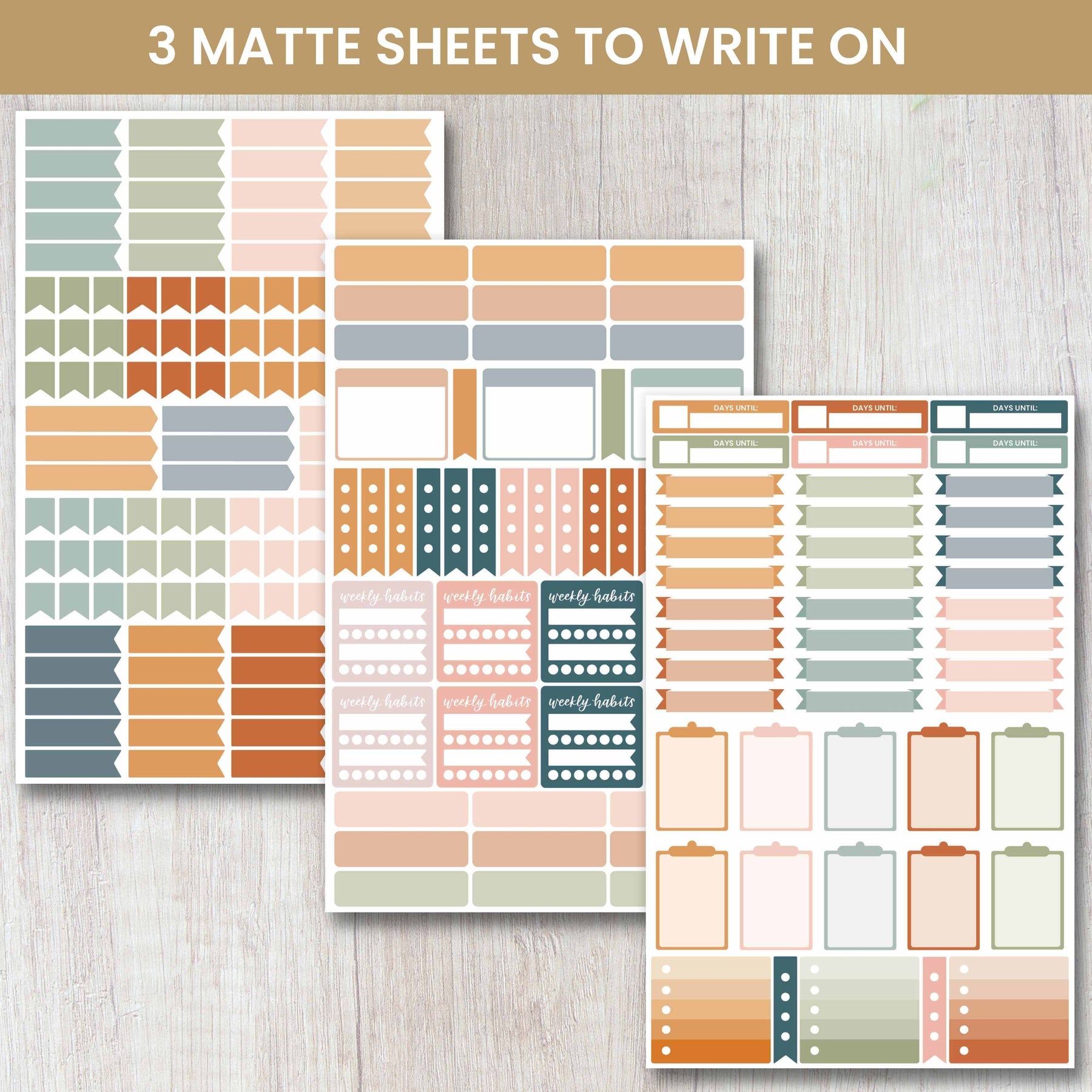 Calendar Essential Planner Stickers by bloom daily planners®