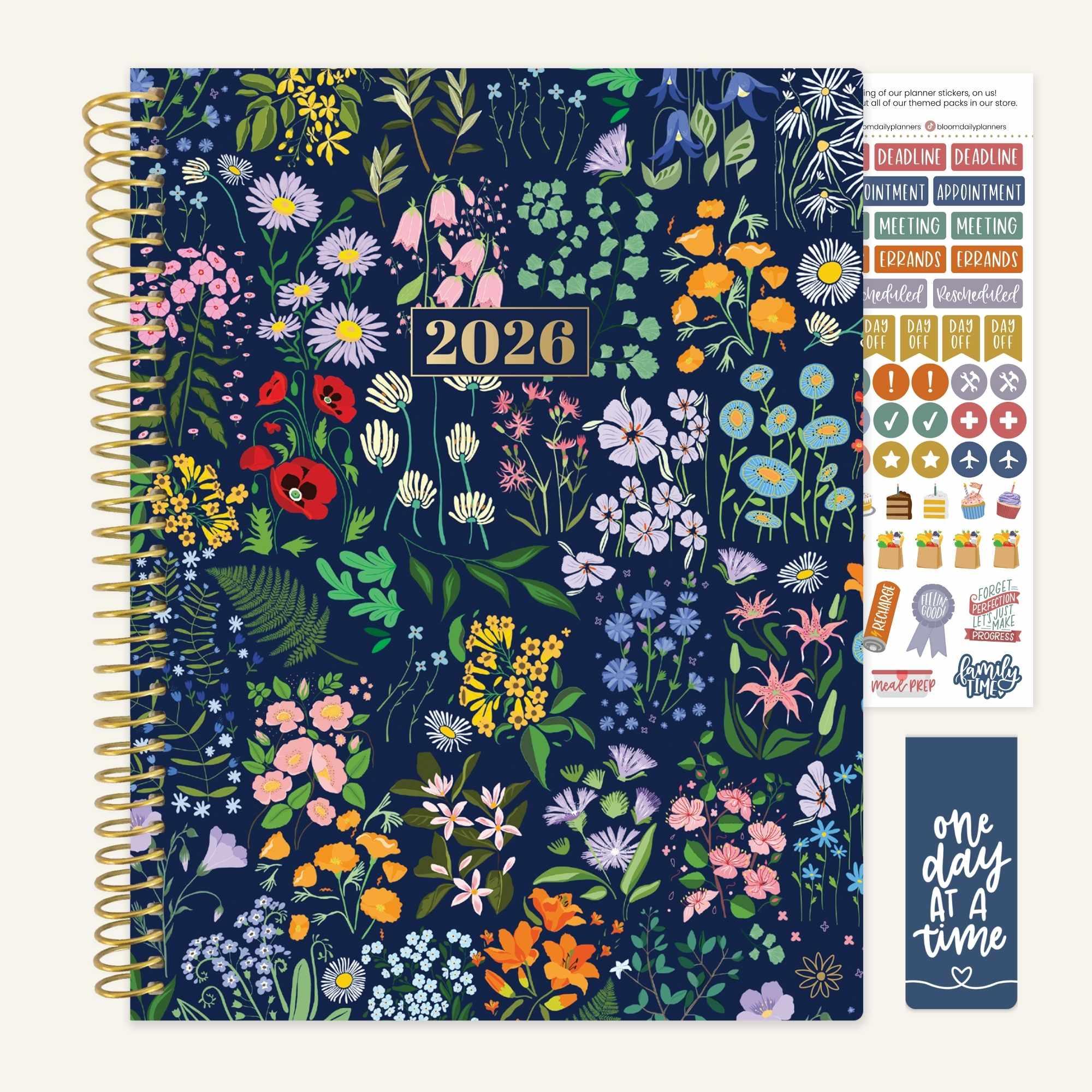 Bloom 2026 Soft-Cover Planner 8.5 x 11 – Monthly & Weekly Organizer ...
