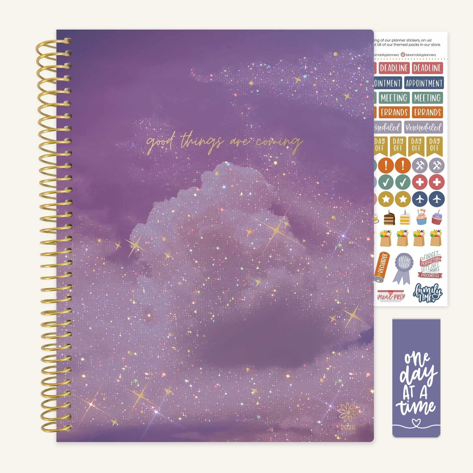 Bloom 2026 Soft-Cover Planner 8.5 x 11 – Monthly & Weekly Organizer ...