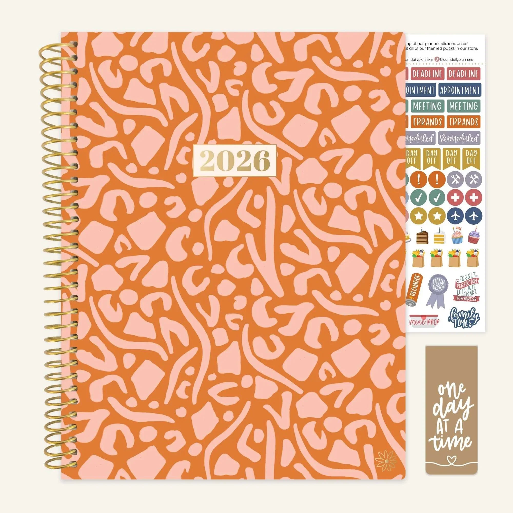 Bloom 2026 Soft-Cover Planner 8.5 x 11 – Monthly & Weekly Organizer ...