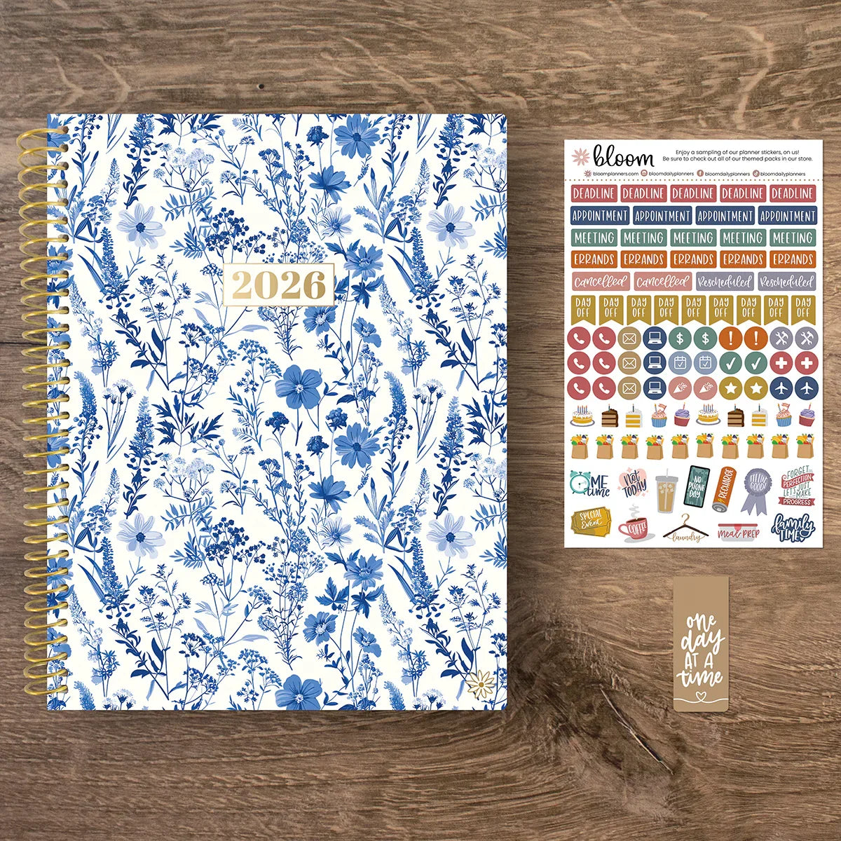 Bloom 2026 Soft-Cover Planner 8.5 x 11 – Monthly & Weekly Organizer ...