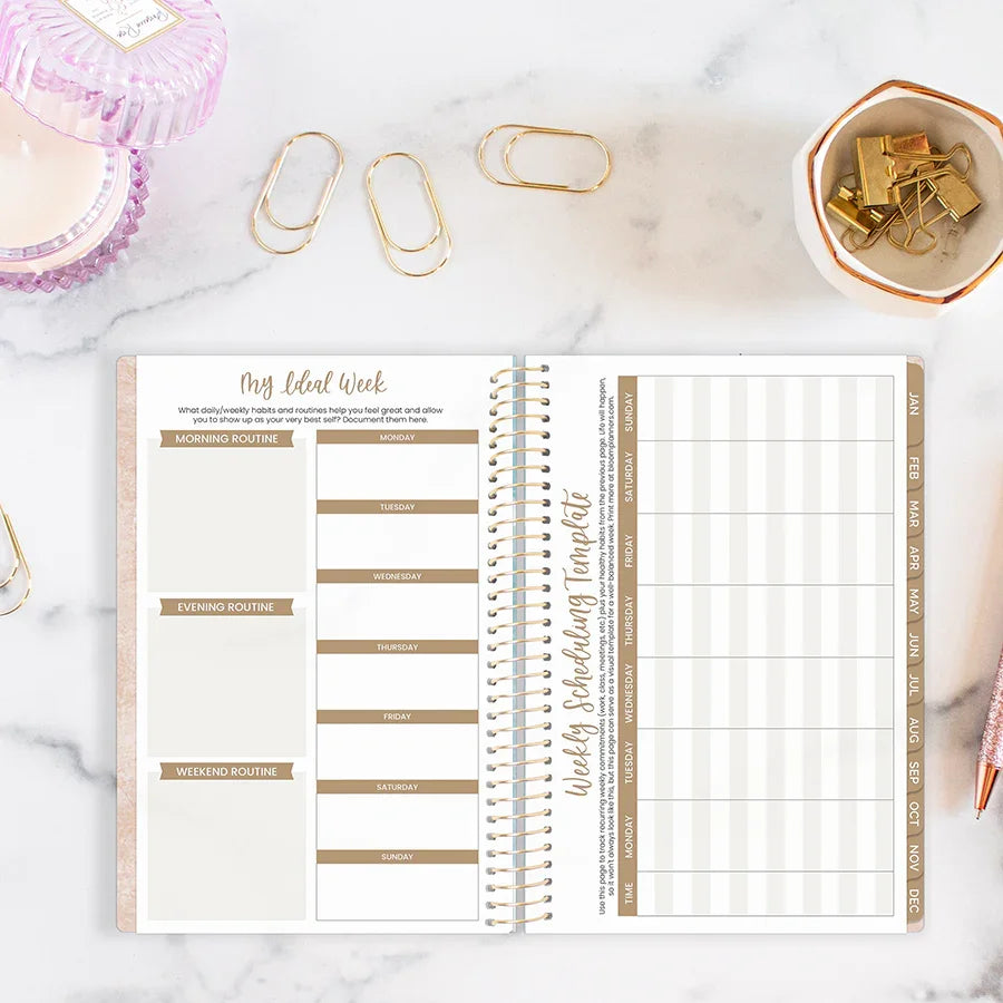Bloom 2026 Soft-Cover Planner 5.5" x 8.25″ Best-Selling Classic Layout ...
