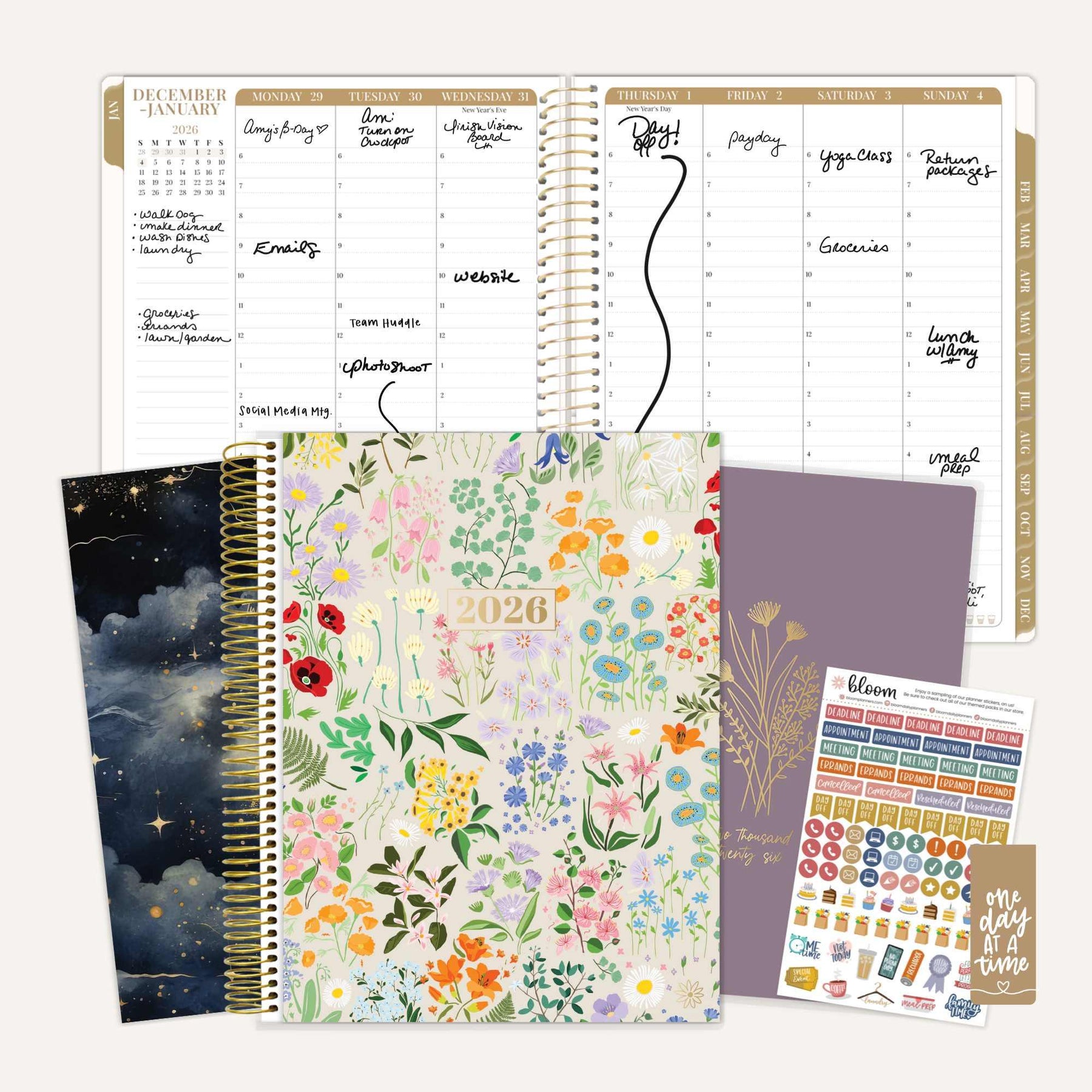 2026 Timed Weekly Planner 8.5" x 11" | Hourly Schedule & Custom Cover ...