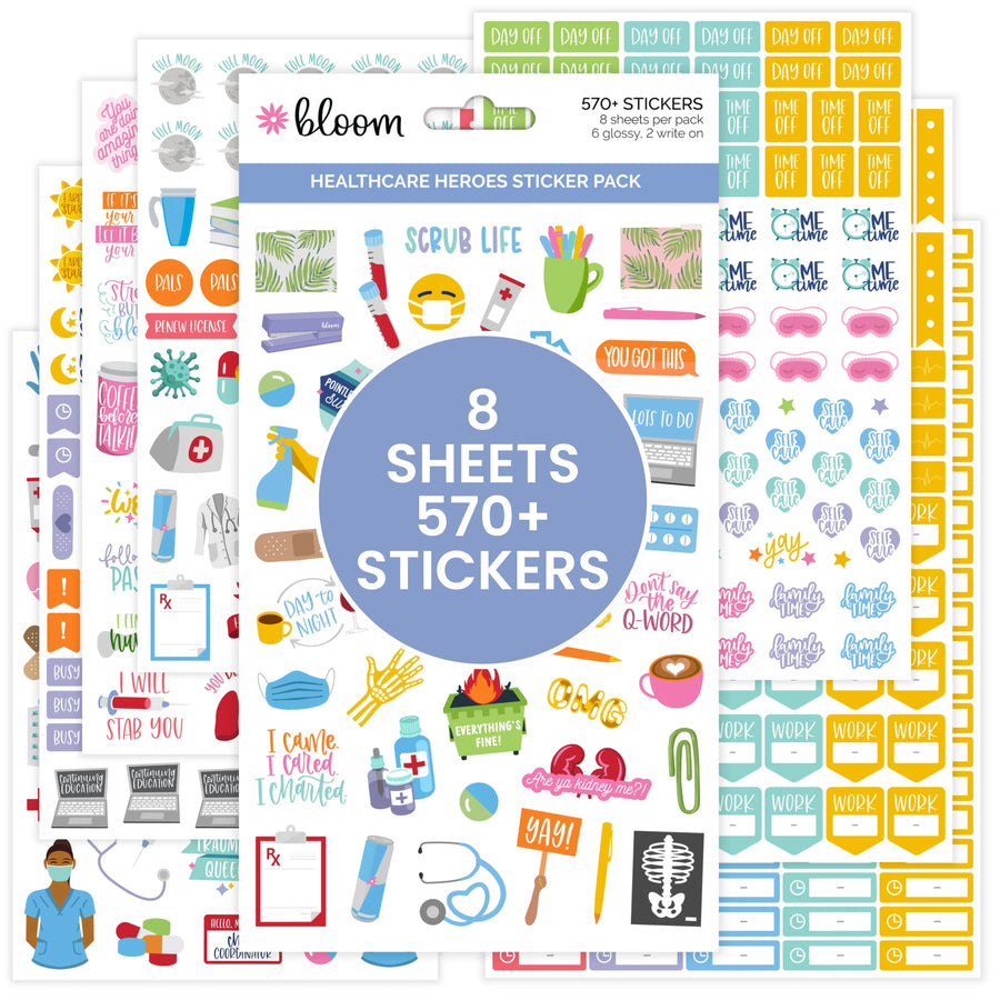 All Planner Stickers & Vinyl Sticker Sets - bloom daily planners