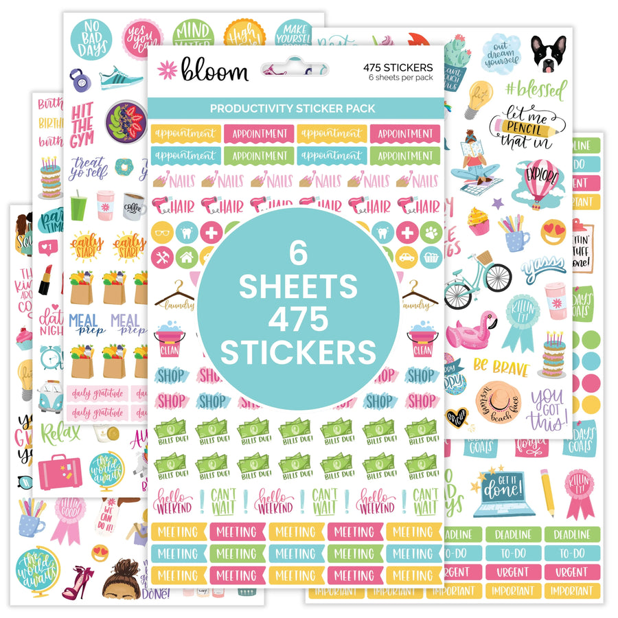 All Planner Stickers & Vinyl Sticker Sets - bloom daily planners