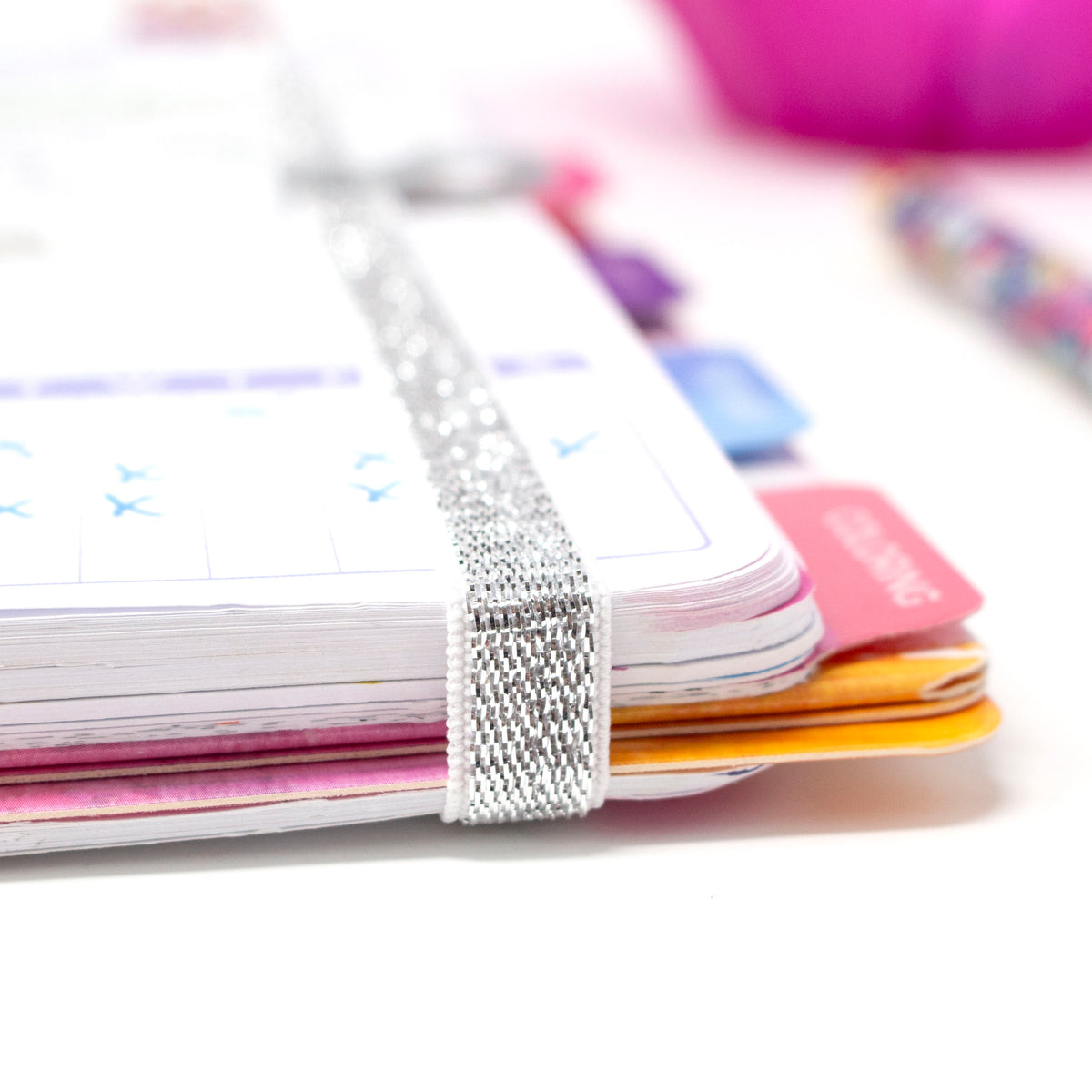 3 Pack of Elastic Planner Bands / Bookmarks - bloom daily planners
