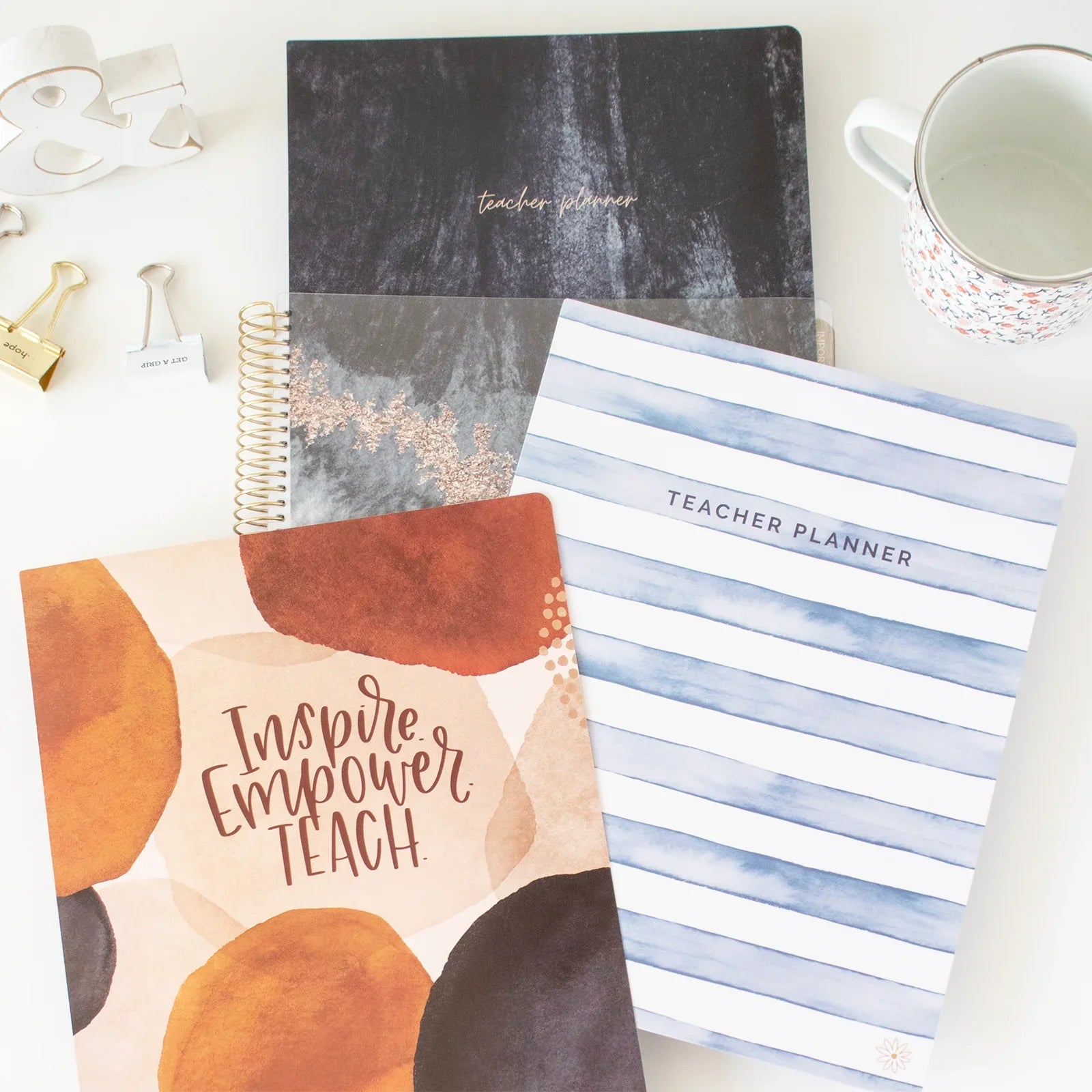 Undated Teacher Planner & Calendar, Interchangeable Cover – bloom daily ...