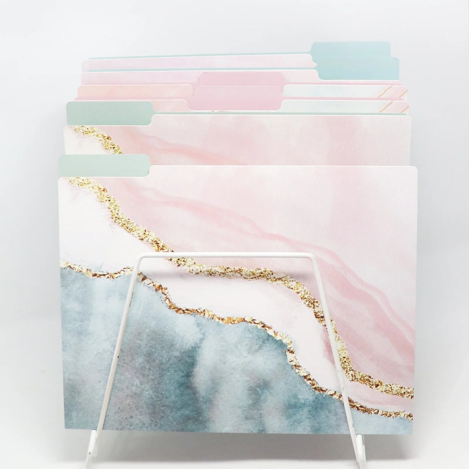 bloom's File Folder Set of Six, Ethereal Marble – bloom daily planners