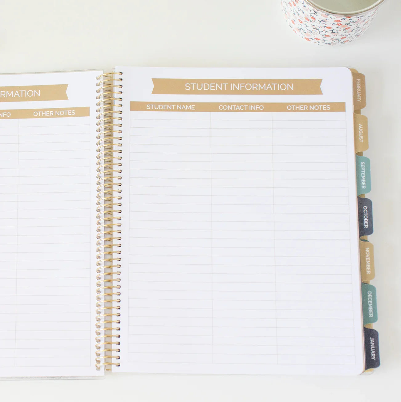 Undated Teacher Planner & Calendar, Interchangeable Cover – bloom daily ...