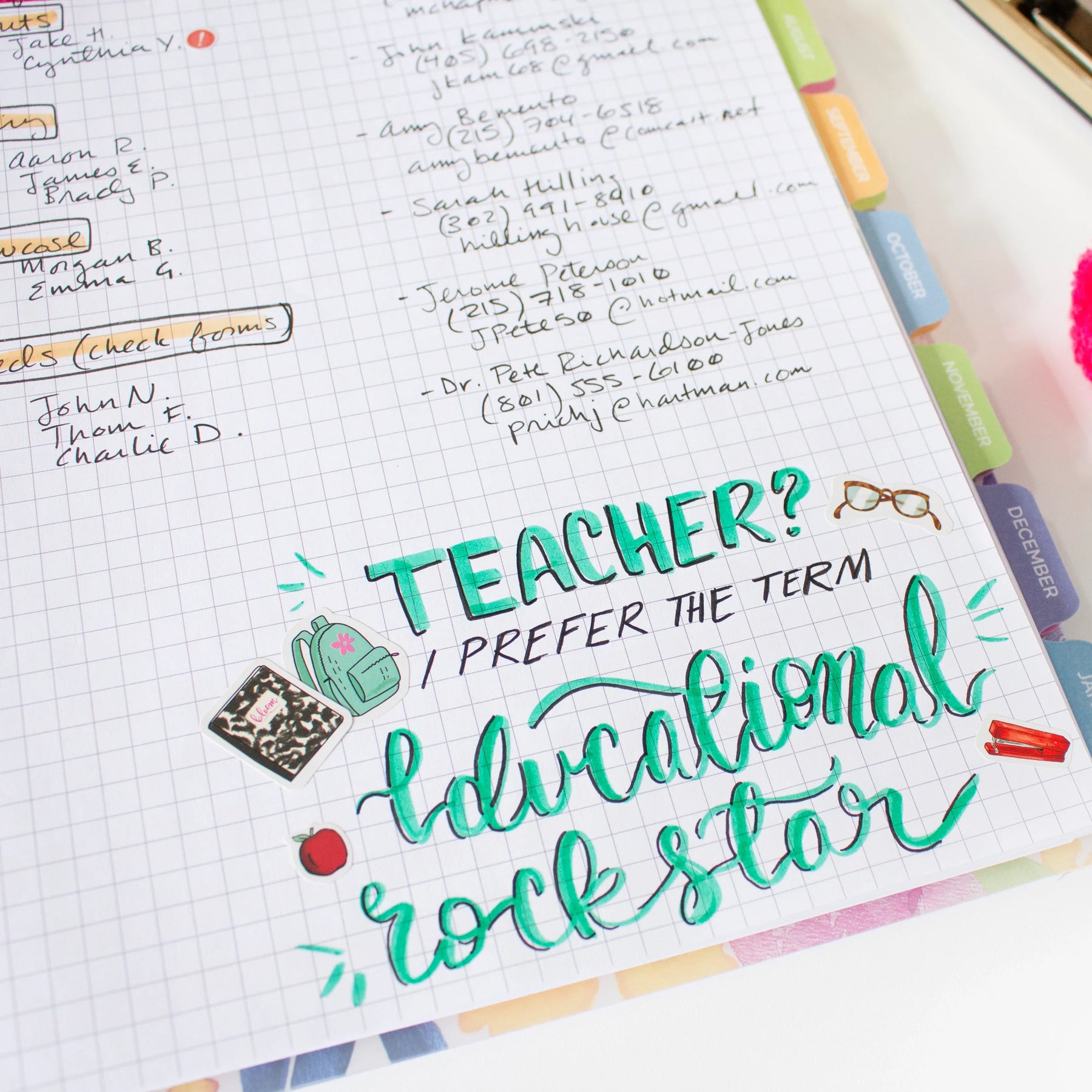 bloom's Floral Teacher Planner / Teacher Lesson Planner – bloom daily ...