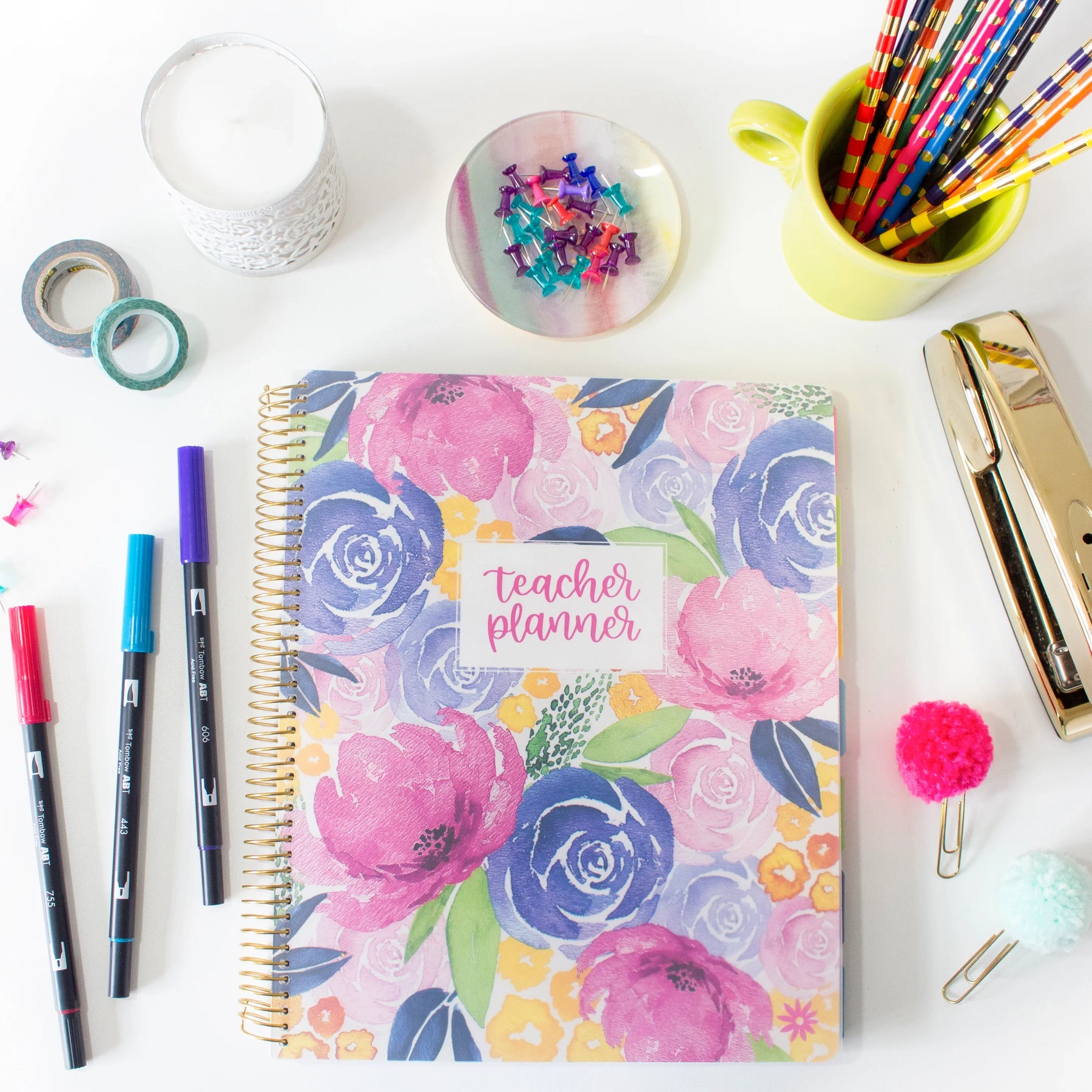 bloom's Floral Teacher Planner / Teacher Lesson Planner – bloom daily ...